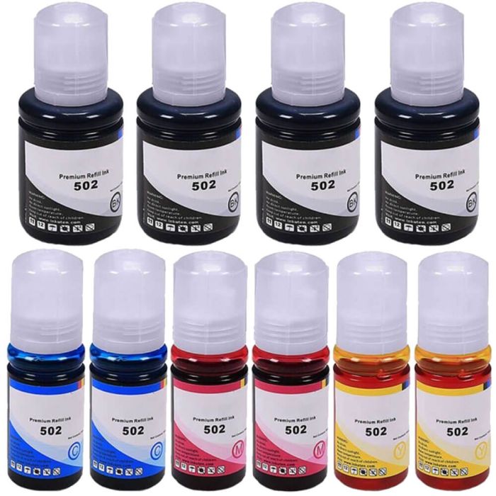 Epson 502 T502 (10-pack) Ink Bottles | ComboInk