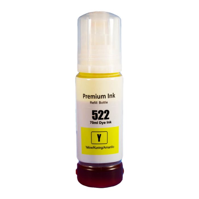 Epson 522 Ink Bottle - Epson T522 EcoTank - Yellow