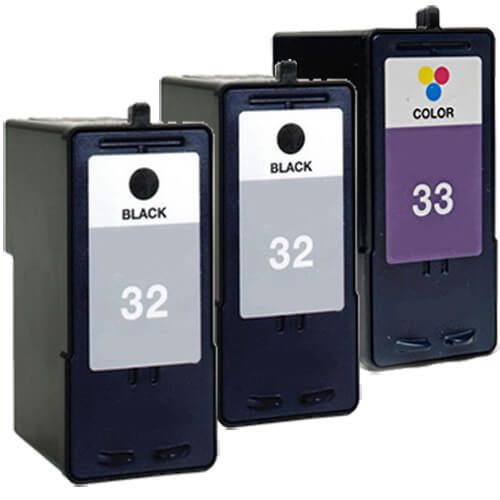 Lexmark 32 / 18C0032 & 33 / 18C0033 (3-pack) Ink | ComboInk