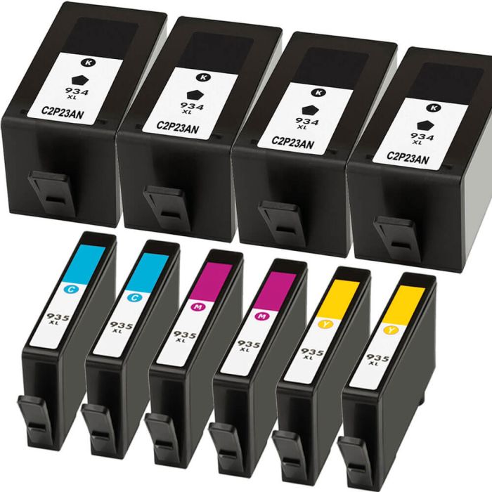 HP 934XL / 935XL (10-pack) High Yield Ink Cartridges | ComboInk